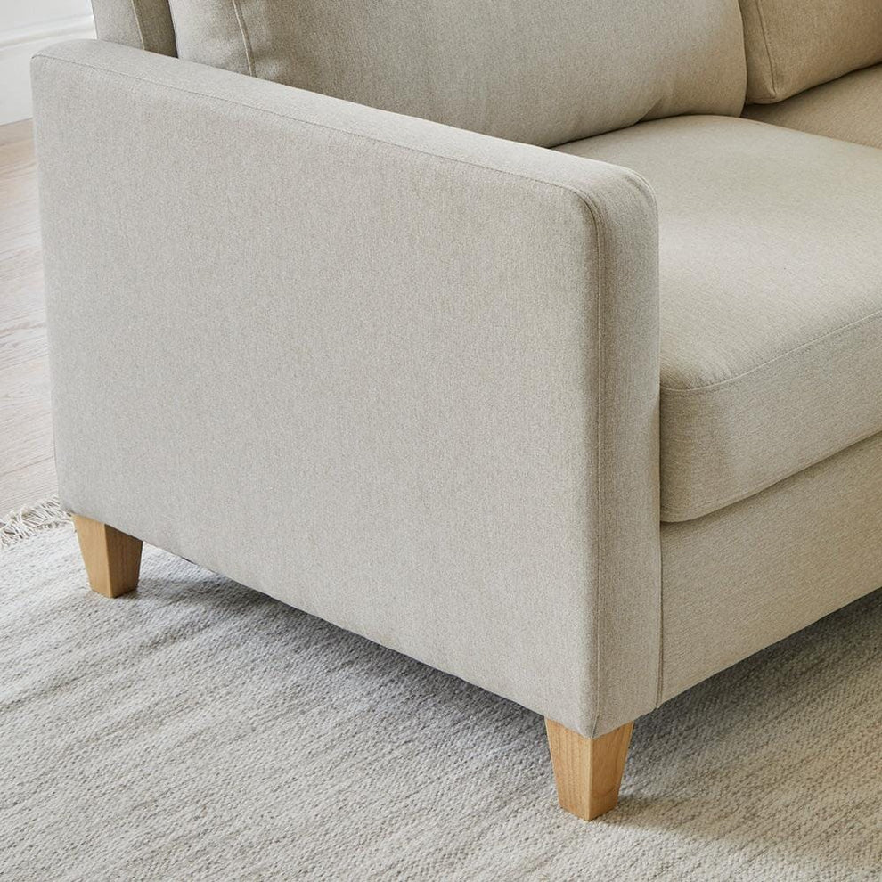 Ava Sand Right L-Shaped Sofa - Laura James