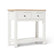 Bampton 2 Drawer Console Table - Alabaster White - Laura James