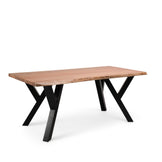 Bosco Natural Wood Dining Table - 6 Seater - 180cm / 38mm – Laura James