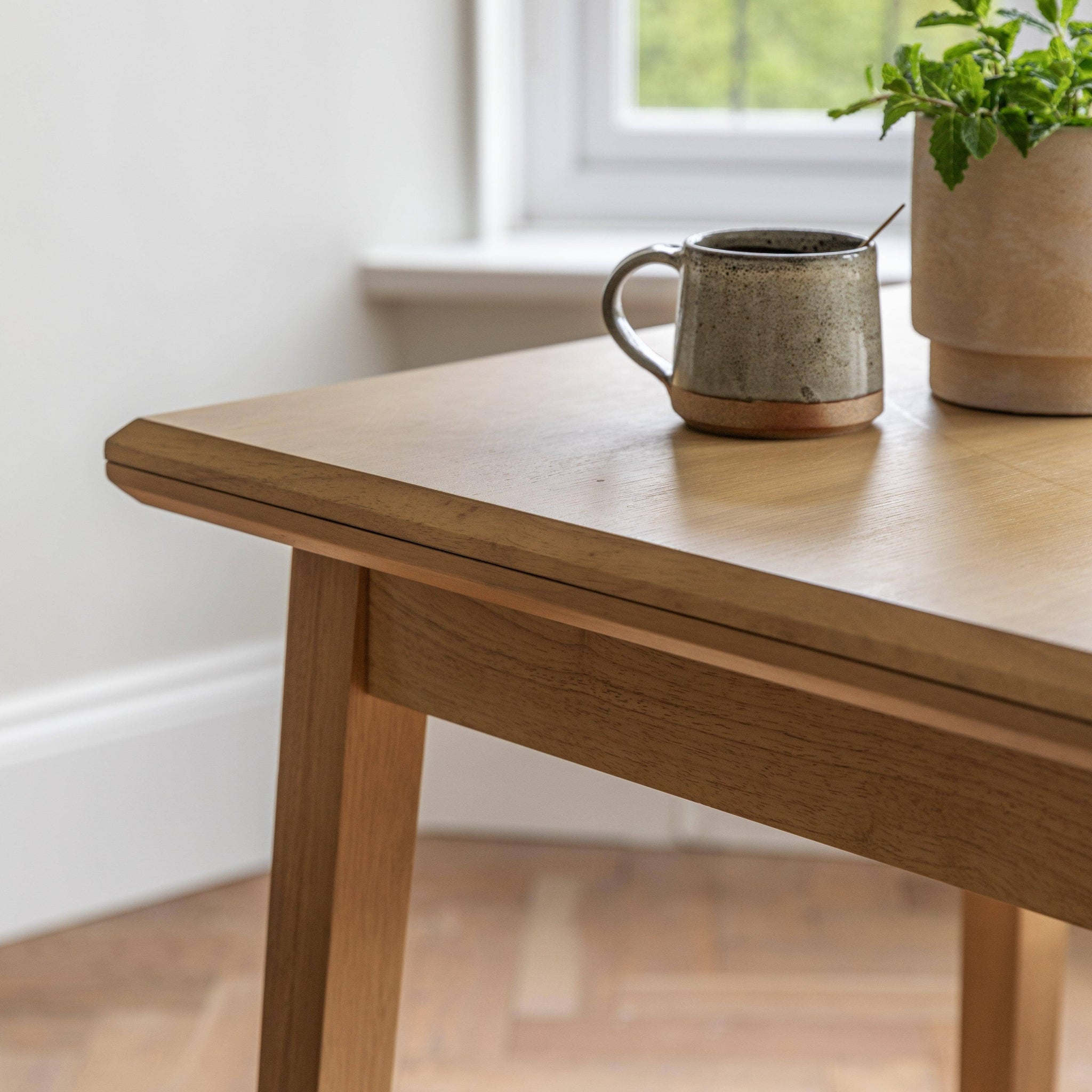 Charlie Classic Oak Extending Dining Table - Laura James