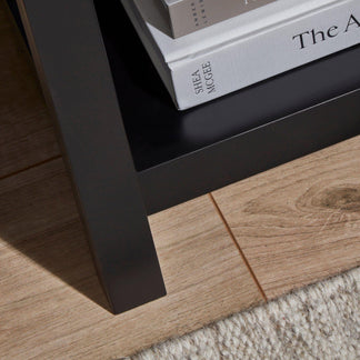 Charlie Side Table in Noir Black – Laura James