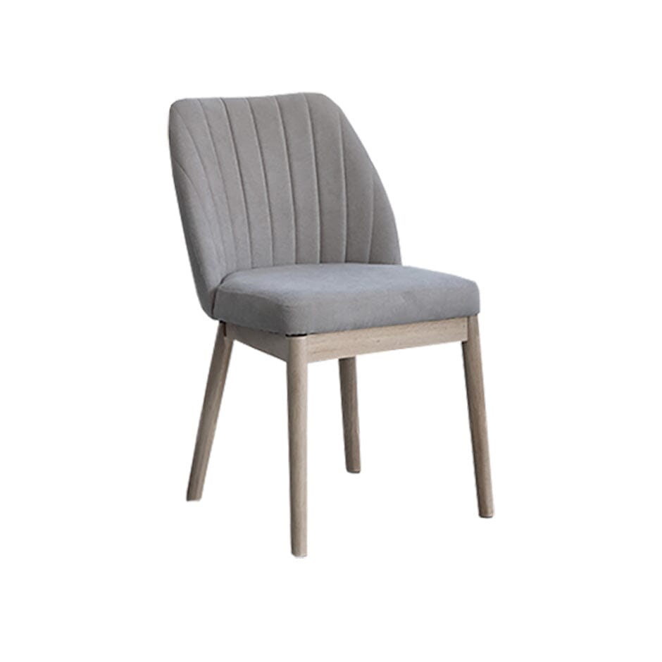 Chloe Dining Chairs - Set of 2 - Whitewash Oak Legs - Laura James