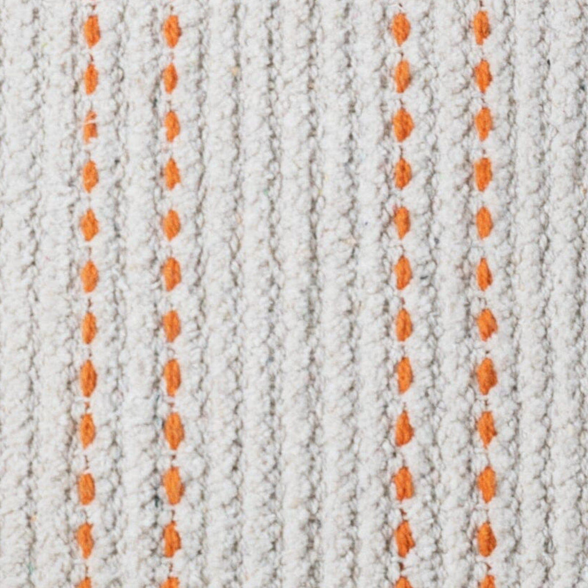 Elberton 45x45cm Cotton Striped Cushion Cover - Burnt Orange - Laura James