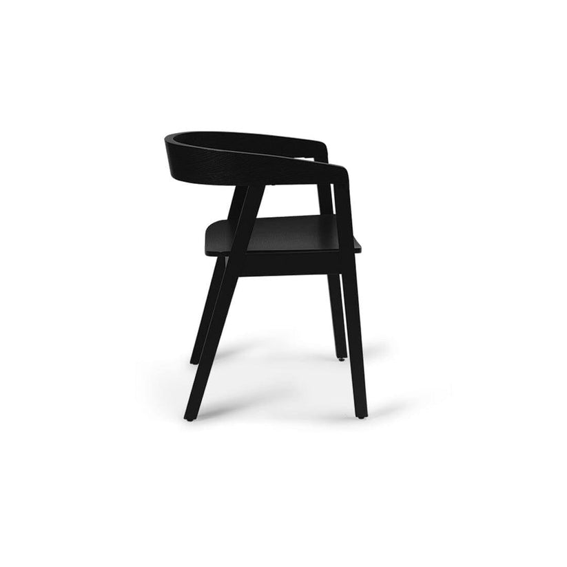 Ella Wooden Dining Armchairs - set 2 - Black – Laura James