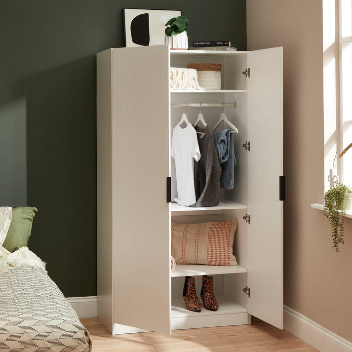 Essie White Full Height Wardrobe - Laura James