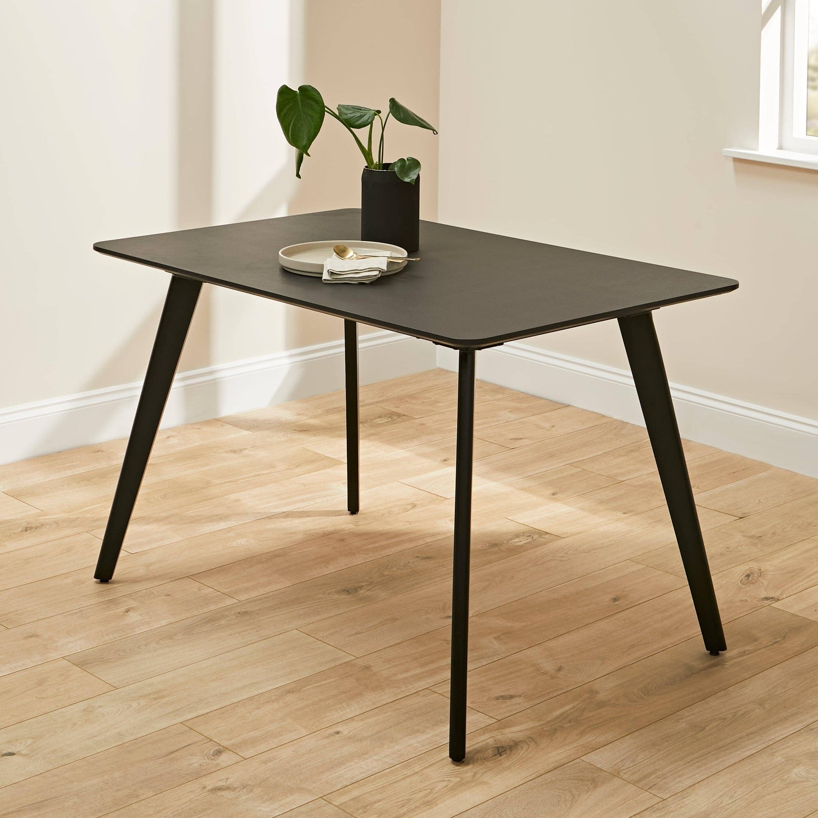 Finn Black Dining Table - 4 Seater – Laura James