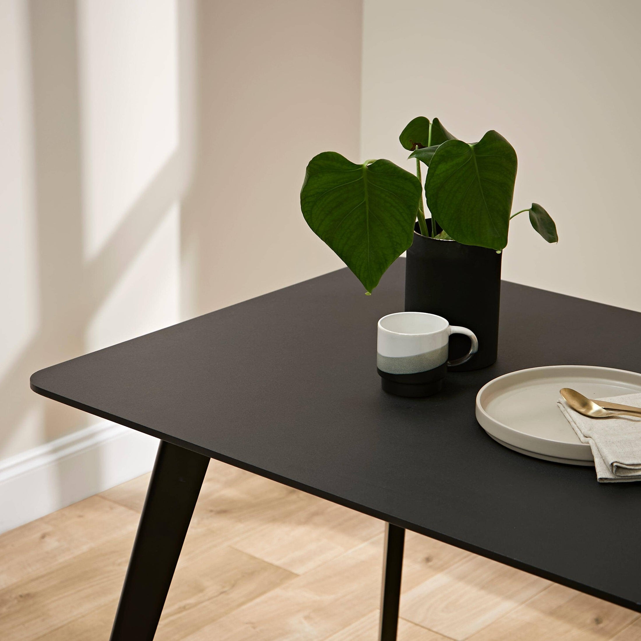 Finn Black Dining Table - 4 Seater – Laura James