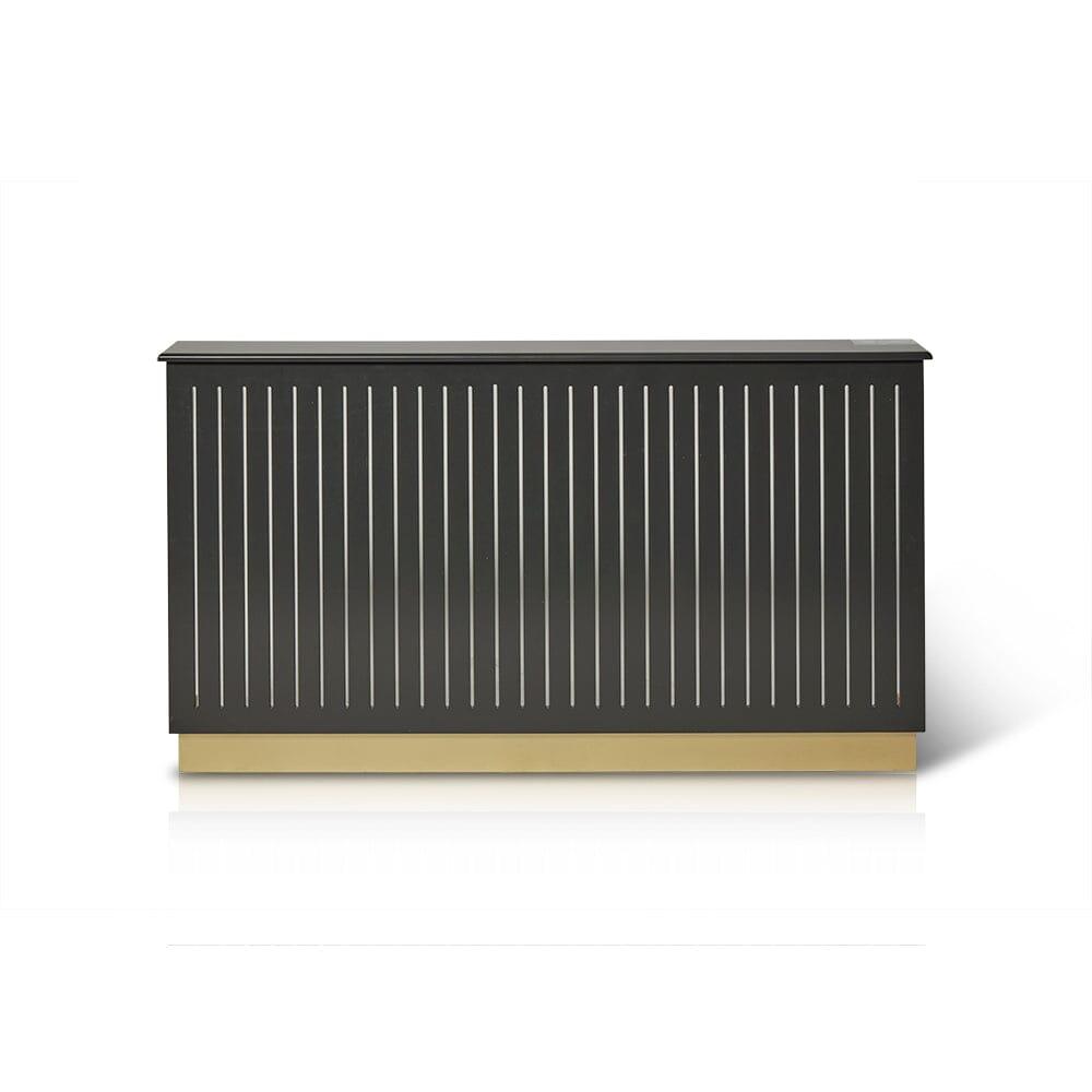 Iliana Large Radiator Cover in Charcoal Grey - Laura James