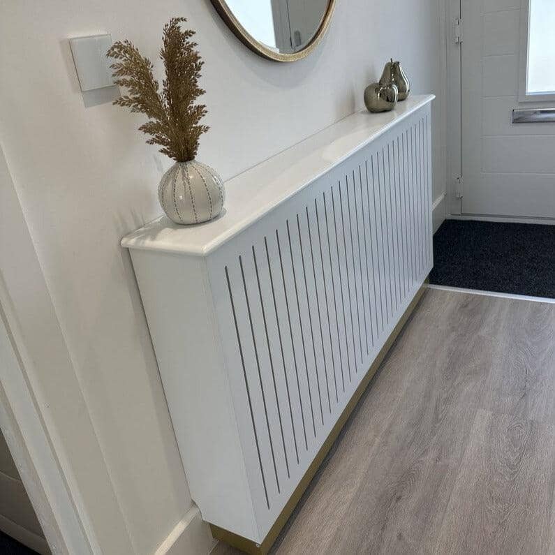 Iliana Large Radiator Cover - Snow White - Laura James