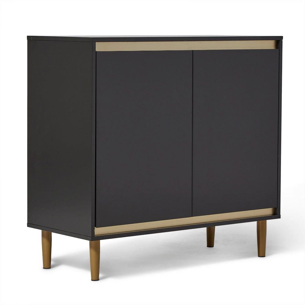 Iliana sideboard - 2 door - charcoal grey - Laura James
