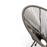 Indra Grey Rope Bistro Set - Laura James