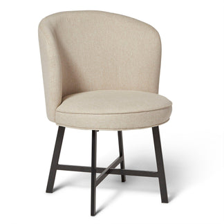 Jacob dining chairs - set of 2 - sand and black - Laura James