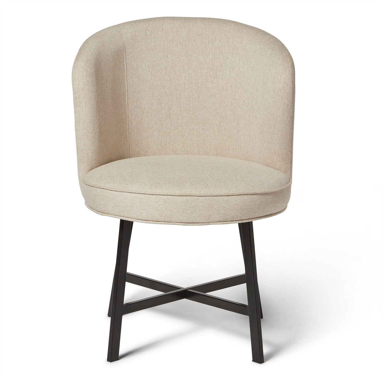 Jacob dining chairs - set of 2 - sand and black - Laura James