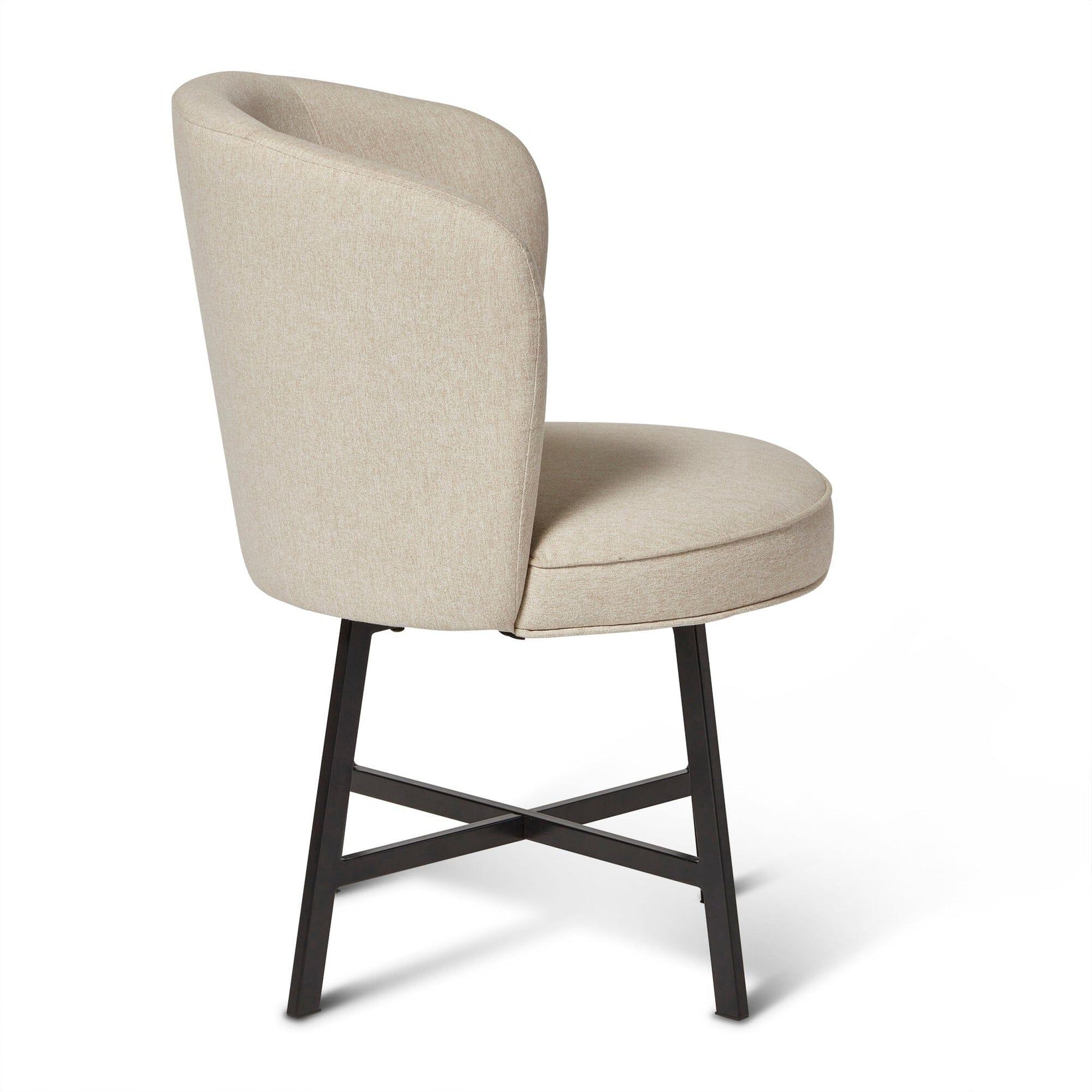 Jacob dining chairs - set of 2 - sand and black - Laura James