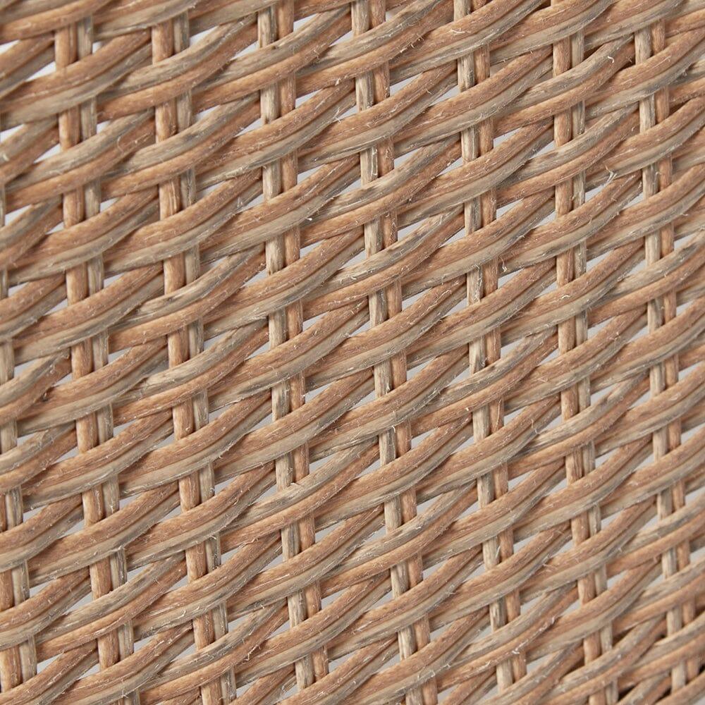 Kemble 2 Seater Rattan Bistro Outdoor Dining Set in Natural Brown ...