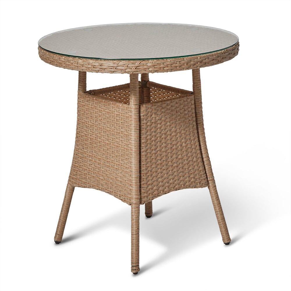 Kemble Natural Brown Bistro Outdoor Dining Table - Laura James