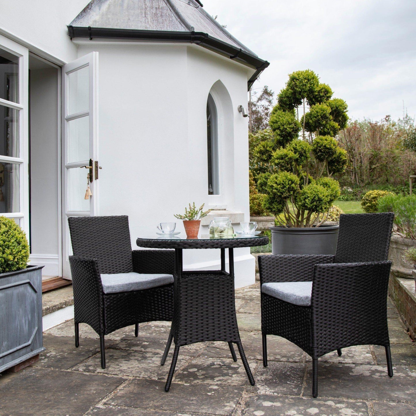 Kemble Bistro Table - Black - Laura James