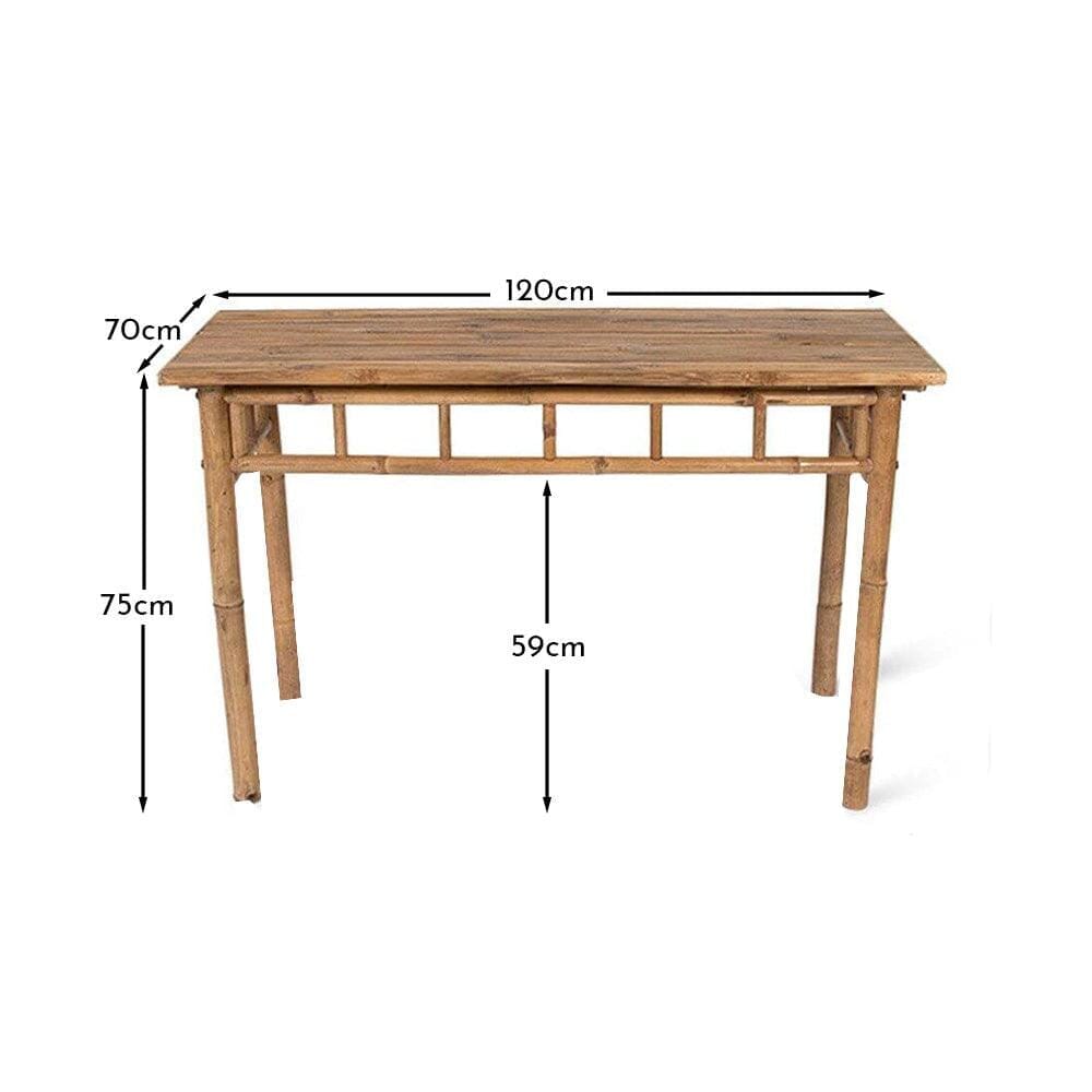 Lila Bamboo Dining Table - Laura James