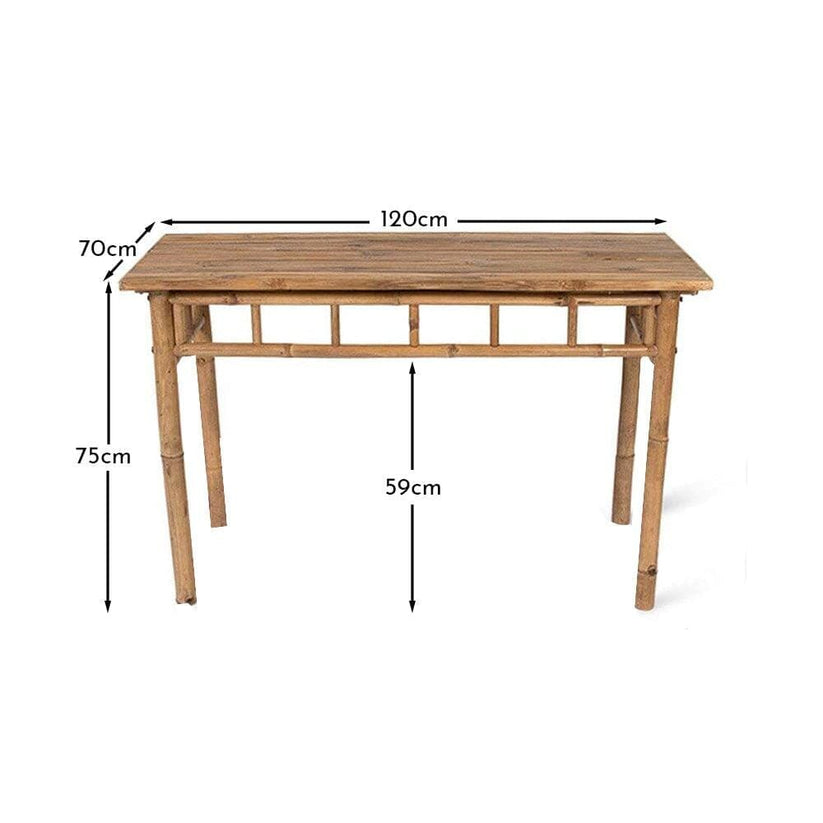 Lila Bamboo Dining Table - Laura James