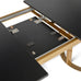 Lua extendable dining table - noir black - Laura James