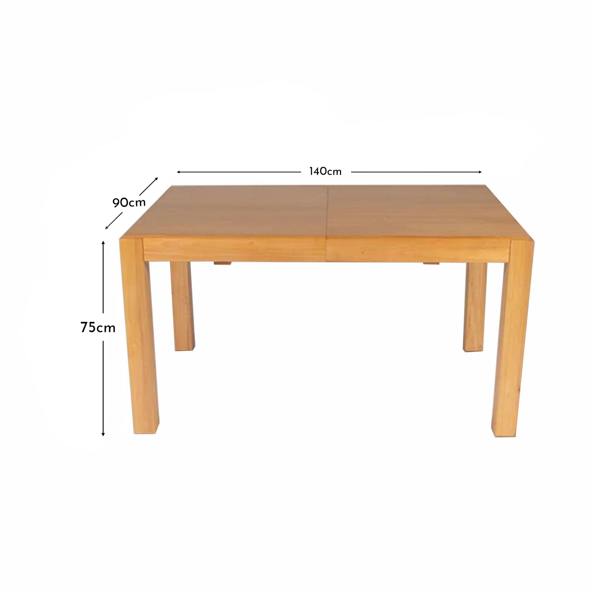 Magnus Light Oak Extendable Dining Table - Laura James