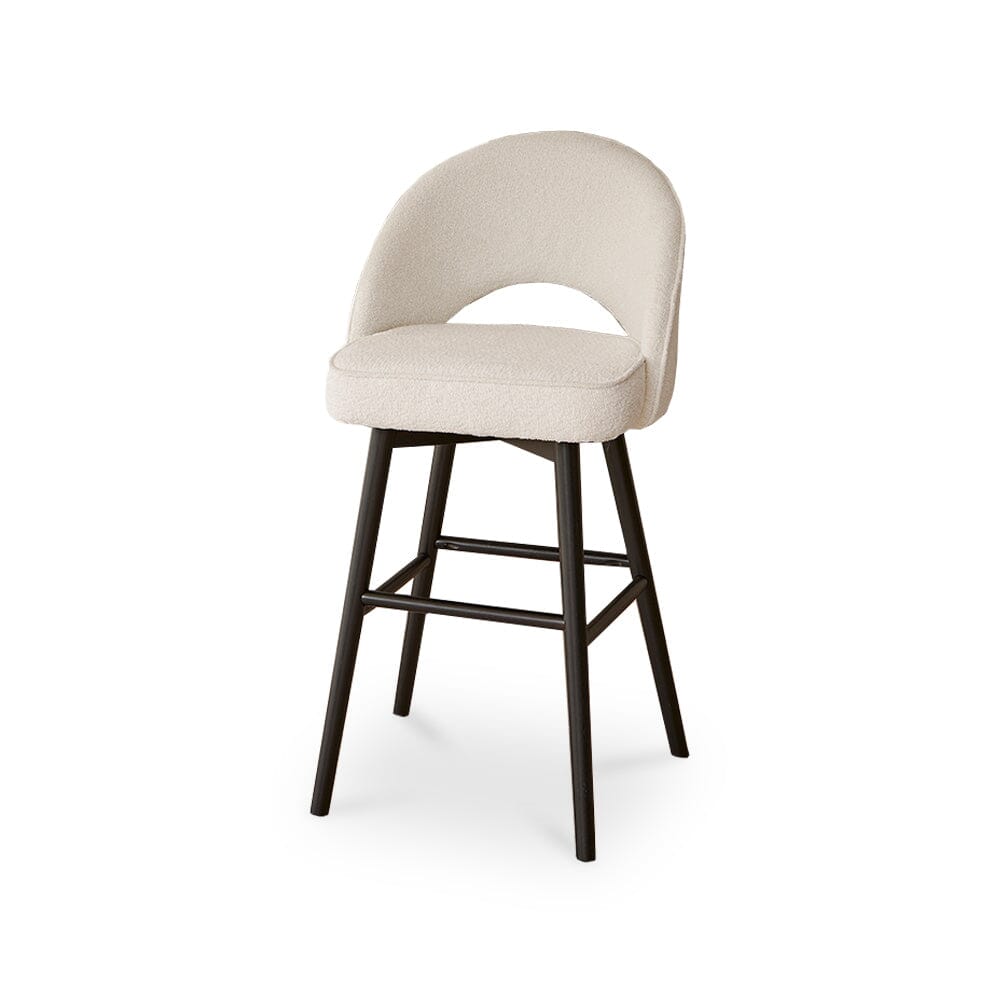 Marilyn Bar Stools Boucle with Black Legs Laura James