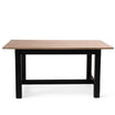 Matilda Wooden Dining Table - Chalked Mango and Black - Laura James