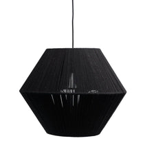 Neri Black Cotton String Pendant Light - Laura James