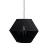 Neri Black Cotton String Pendant Light - Laura James