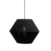 Neri Black Cotton String Pendant Light - Laura James
