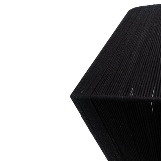 Neri Black Cotton String Pendant Light - Laura James