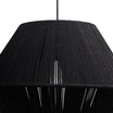 Neri Black Cotton String Pendant Light - Laura James