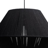 Neri Black Cotton String Pendant Light - Laura James