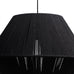 Neri Black Cotton String Pendant Light - Laura James