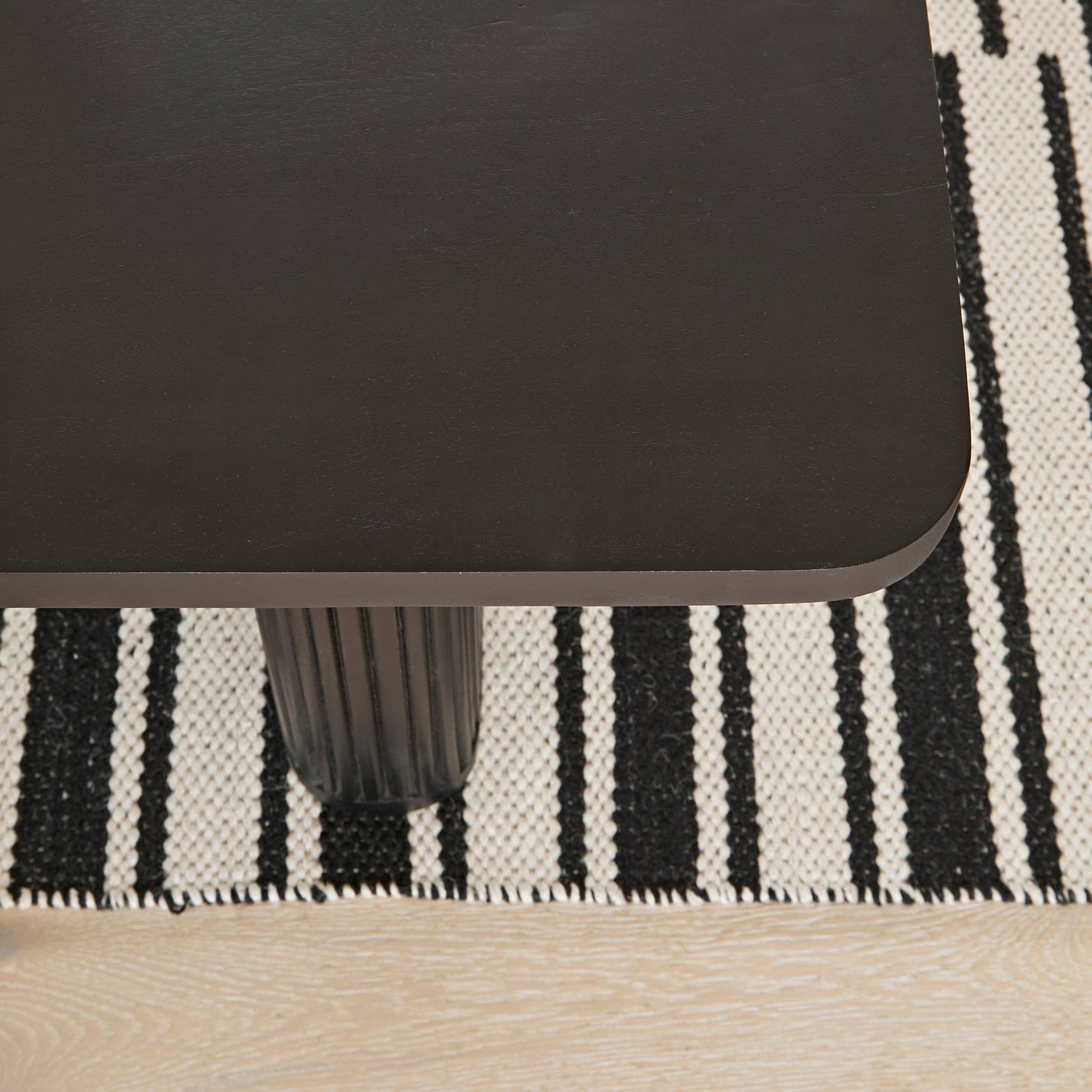 Orla Wooden Coffee Table - Jet Black - Laura James