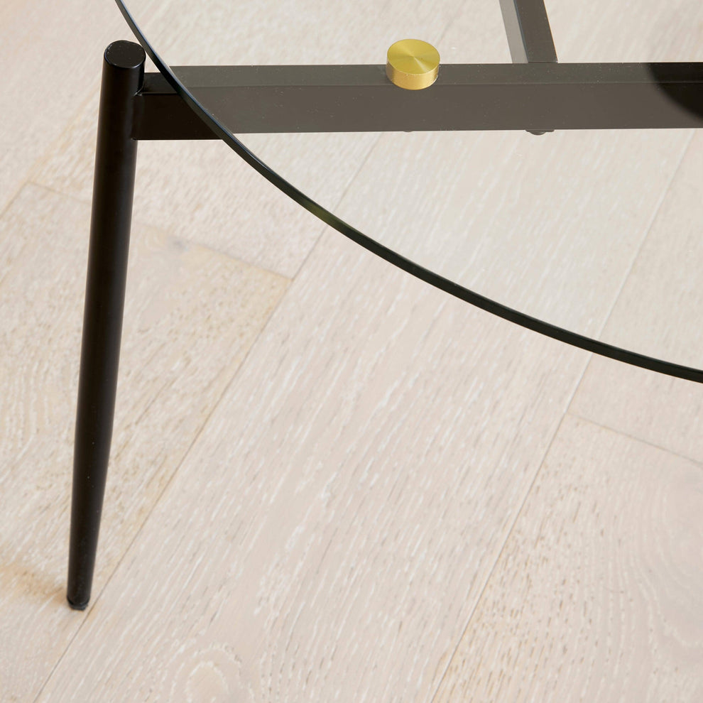 Oscar Nesting Coffee Table - Matte Black – Laura James