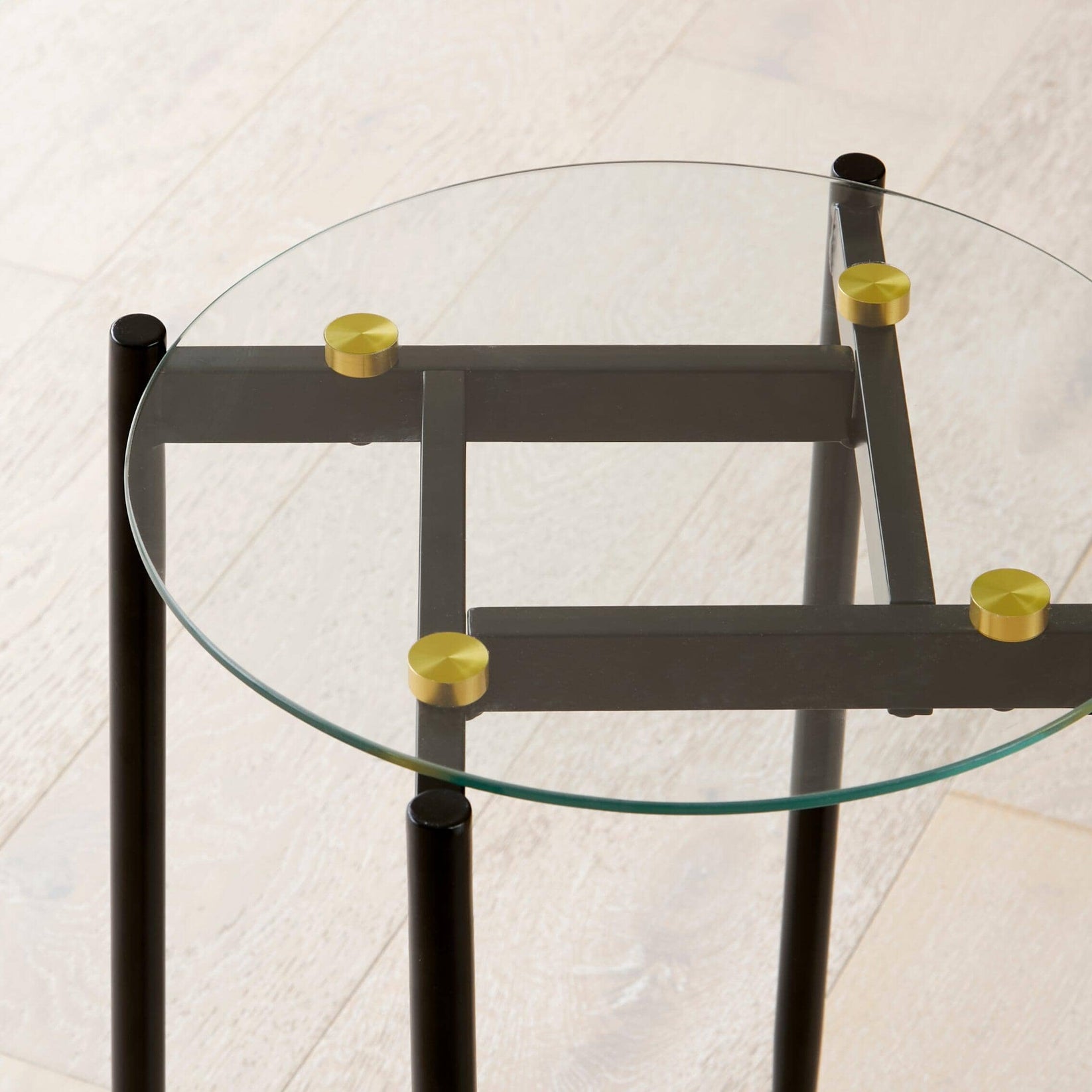 Oscar Side Table Black - 40cm - Laura James