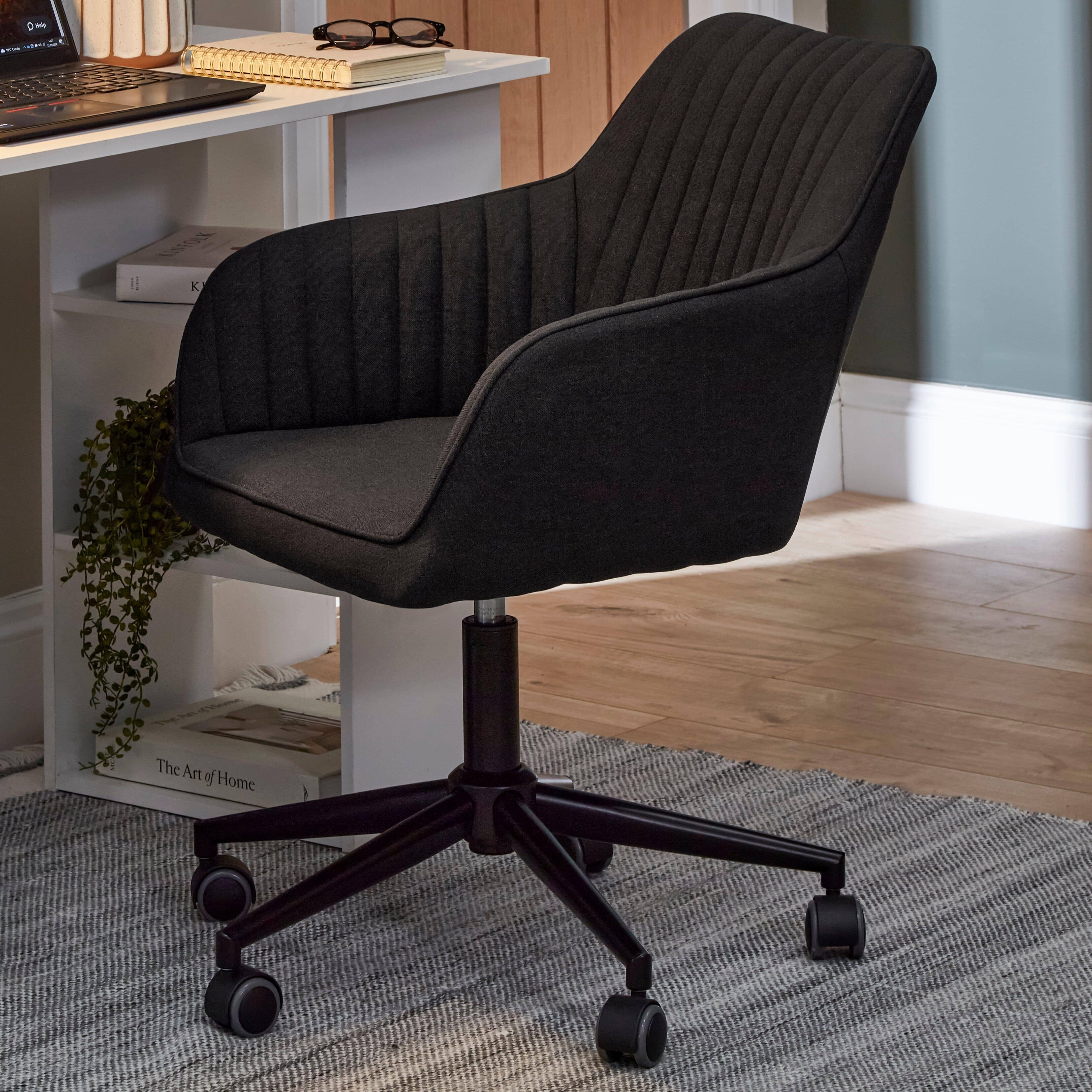 Dark grey office chair store
