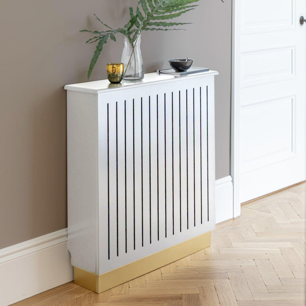 Iliana Small Radiator Cover in Snow White - Laura James