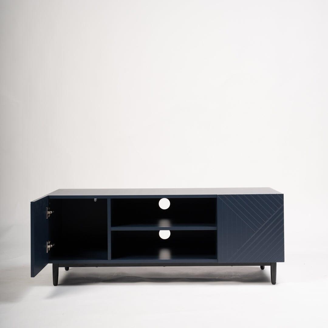 Outlet - Jack TV Unit - Geometric - Blue – Laura James