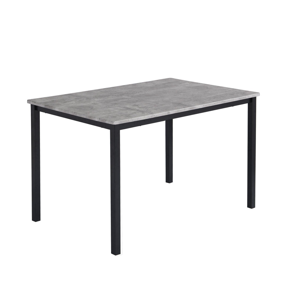 Outlet - Milo Concrete Effect dining table - 6 seater - with black leg ...