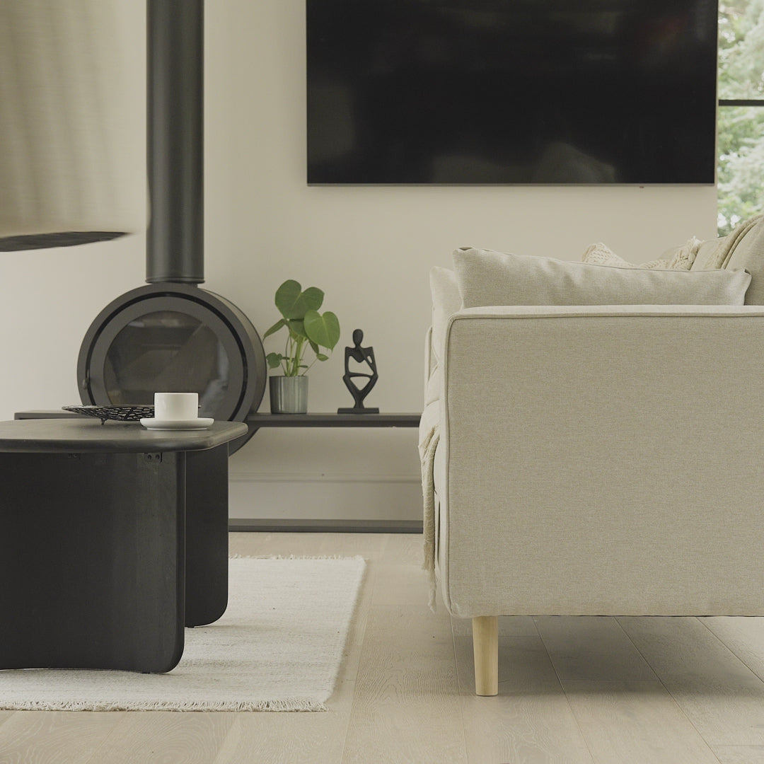 Penelope Sand Drum Stool - Laura James