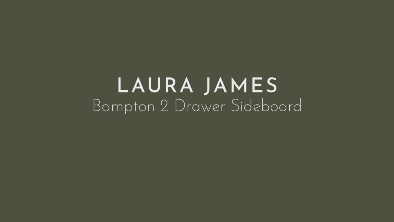 Bampton 2 Door Sideboard - Stone Grey – Laura James