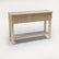 Willow Wood Fluted Console Table - Pale Oak - Laura James