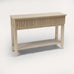 Willow Wood Fluted Console Table - Pale Oak - Laura James