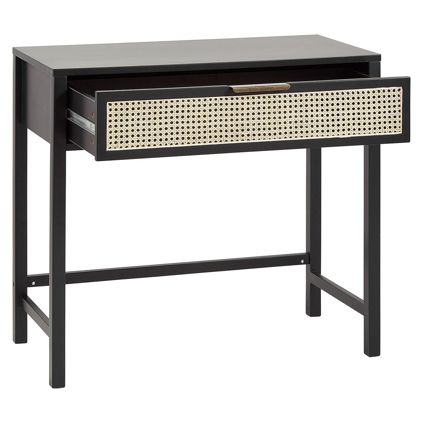 Charlie Black Dressing Table with Stool – Laura James