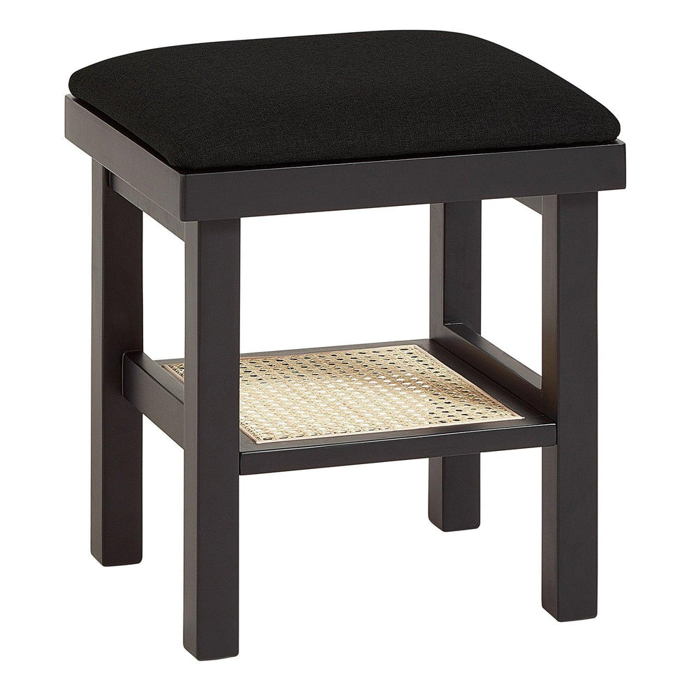 Charlie Black Dressing Table with Stool – Laura James