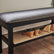 Charlie Hallway Bench - Cane - Black – Laura James