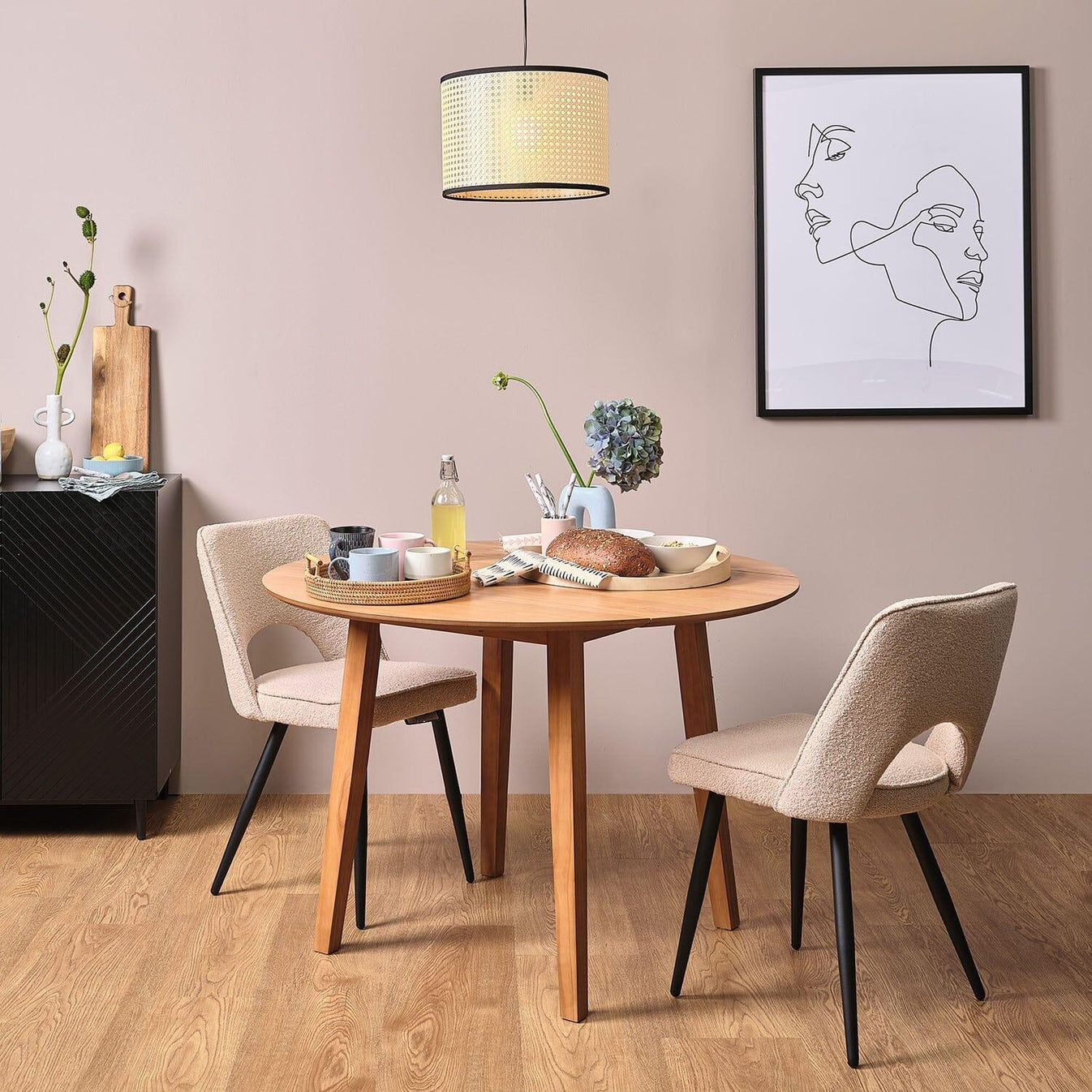 Charlie Classic Oak Dining Table - Drop Leaf – Laura James