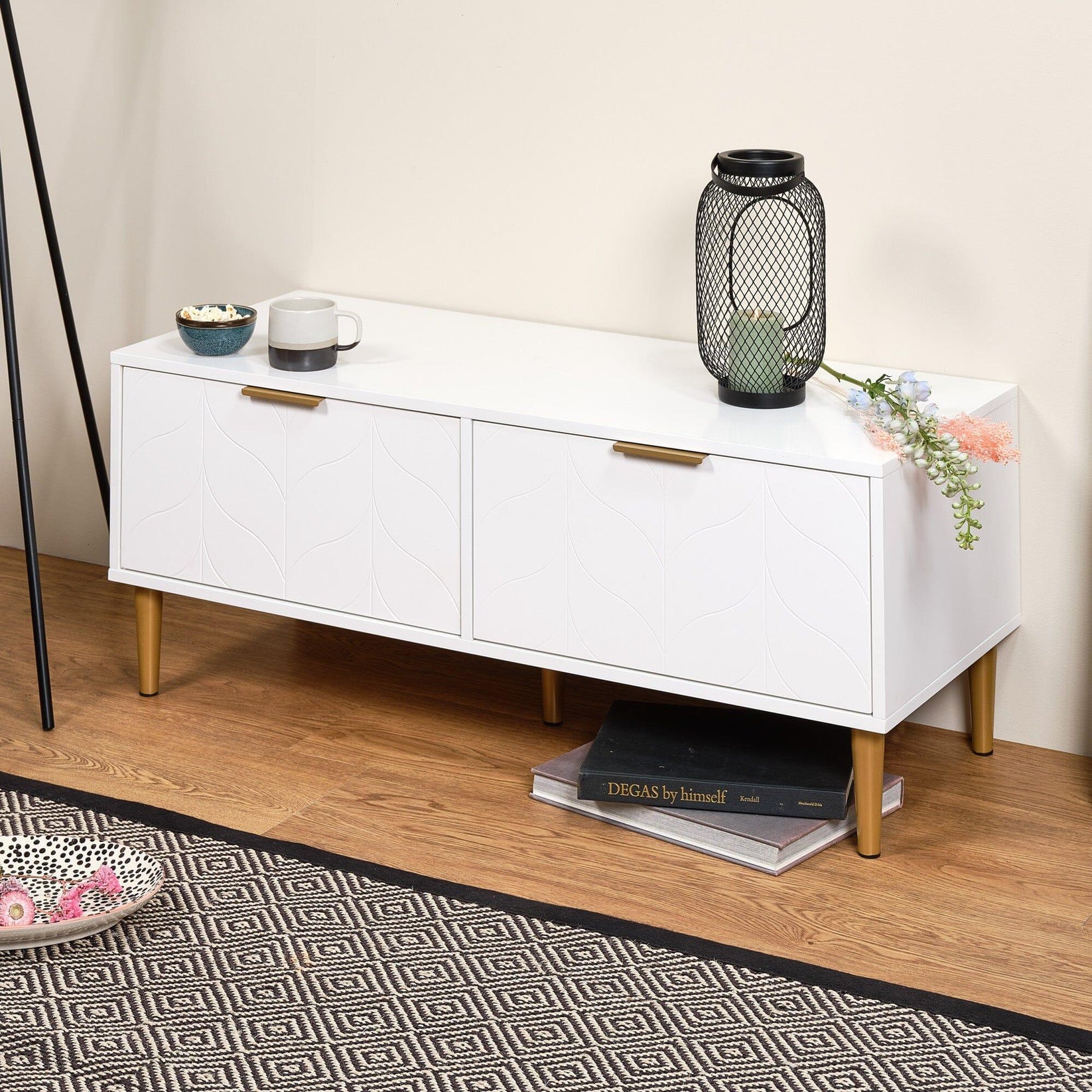 Gloria White TV Unit - Laura James